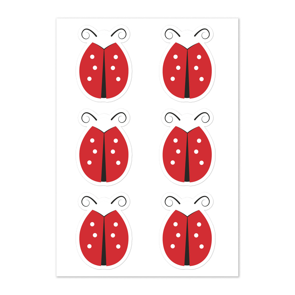 Ladybird Sticker sheet – Kooshti